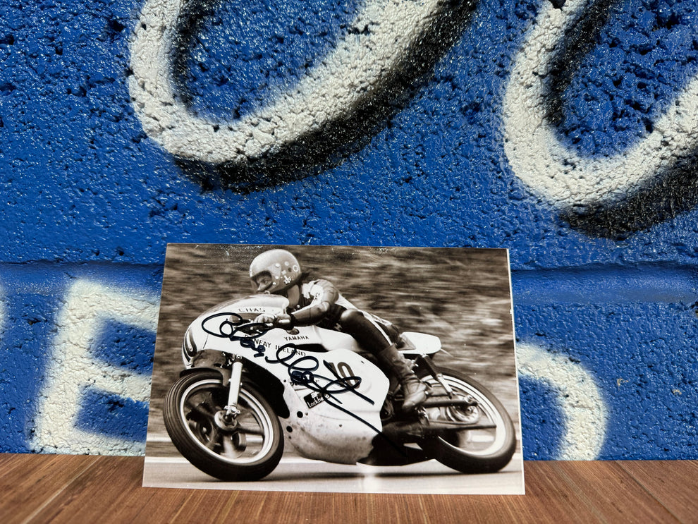 GENUINE CHAS MORTIMER HAND SIGNED PHOTO – Huggys Speedshop