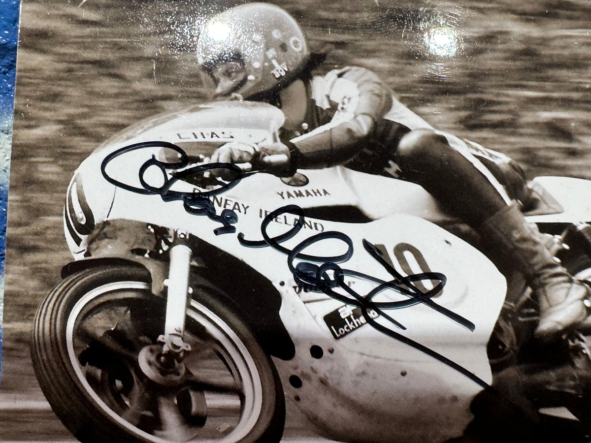 GENUINE CHAS MORTIMER HAND SIGNED PHOTO – Huggys Speedshop
