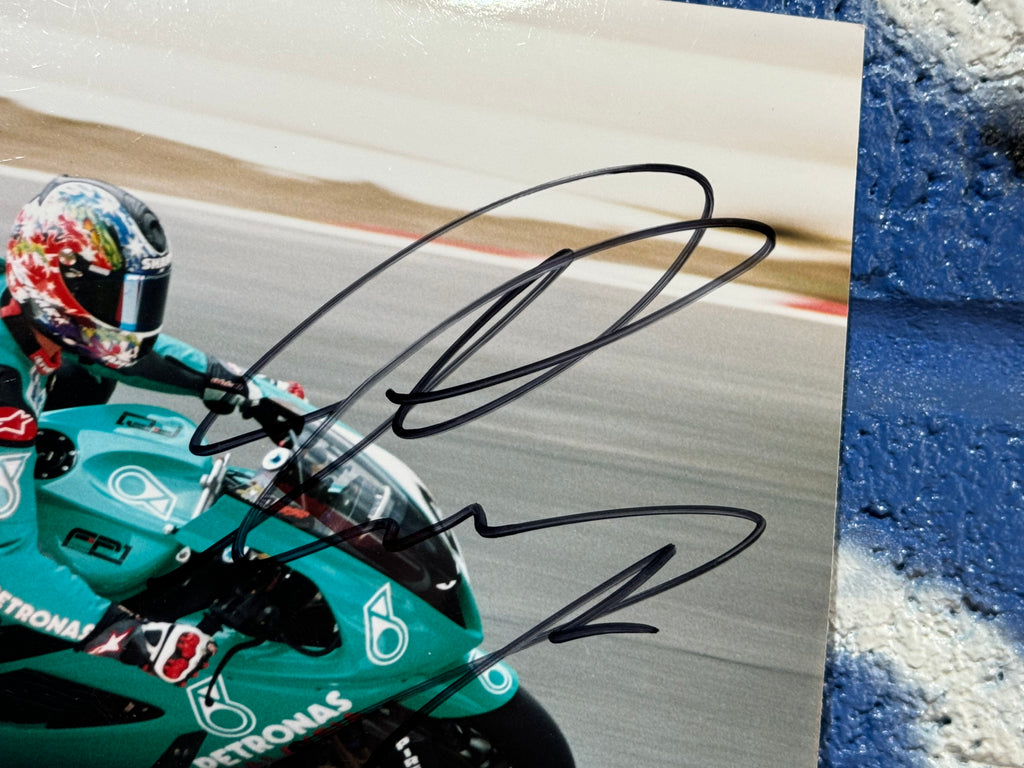 GENUINE TROY CORSER FOGGY PETRONAS HAND SIGNED PHOTO – Huggys Speedshop