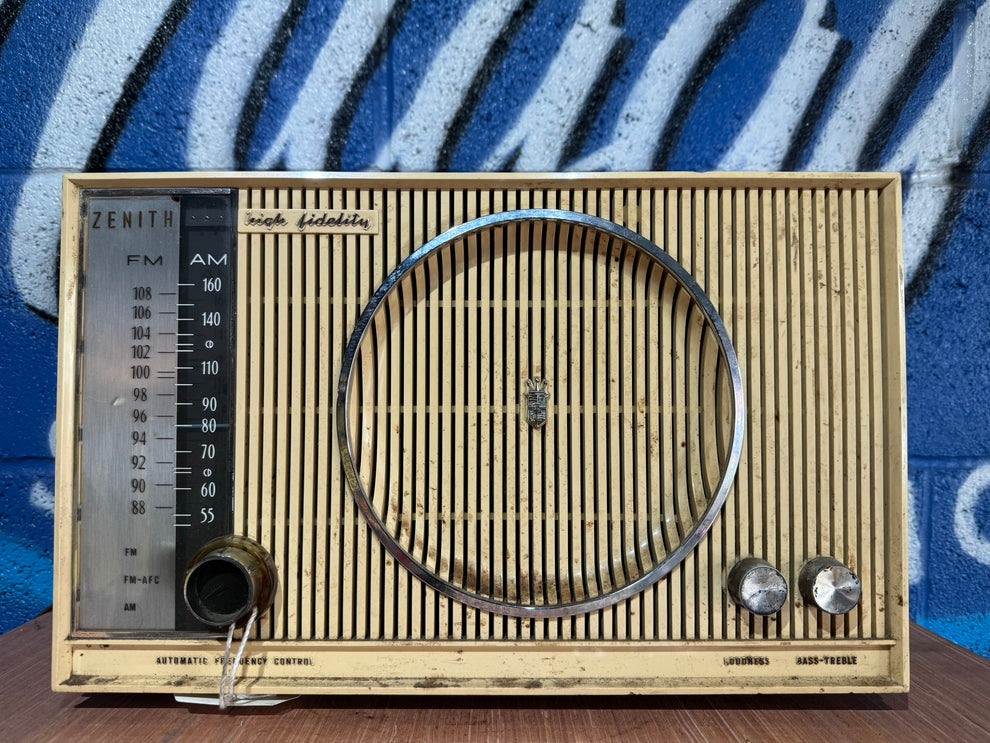 VINTAGE ZENITH HIGH FIDELITY RADIO – Huggys Speedshop