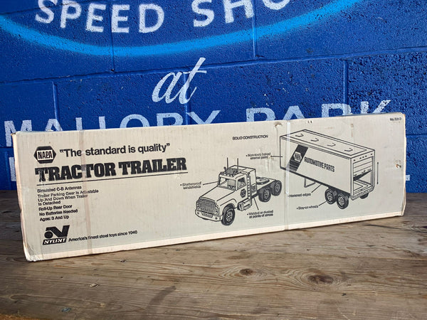 NYLINT NAPA STEEL LORRY TRACTOR TRAILER DISPLAY MODEL NO.821D – Huggys ...